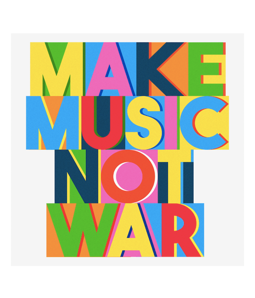 West Contemporary Editions - Make Music Not War by Willkay Oddkingdom